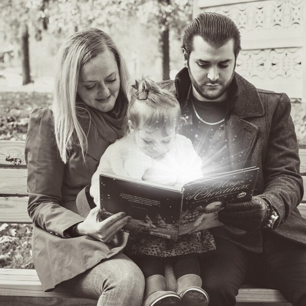 15 Magic Shine Book Overlays, Photoshop Overlays, Christmas Present ...