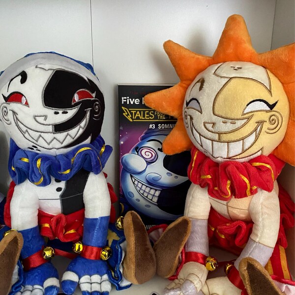 Sun and Moon Plushies READY TO SHIP - Etsy