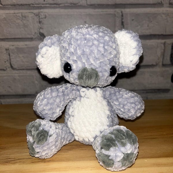 Kip Koala - PDF Crochet Pattern - LOW SEW Koala Bear Plushie / Stuffie ...