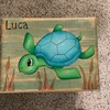 Sea Turtle Step Stool, Personalized Step Stool, Kids Stool, Turtle ...