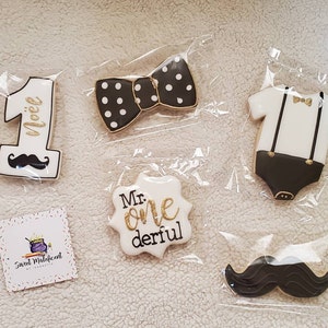 2 Dozen Mr. One-derful Cookies . Mr. One-derful Favors Mr. Wonderful ...