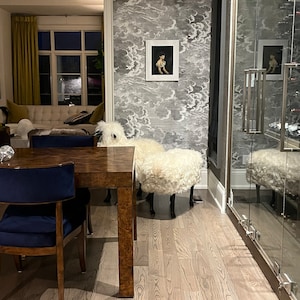 LARGE HIGH-END Lalanne Style Sheepskin Chair. Handmade With Real ...