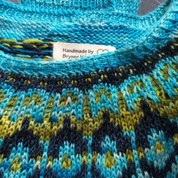 Labels for Hand Knitted Items. Sew in Labels. Personalized Labels. Gift ...