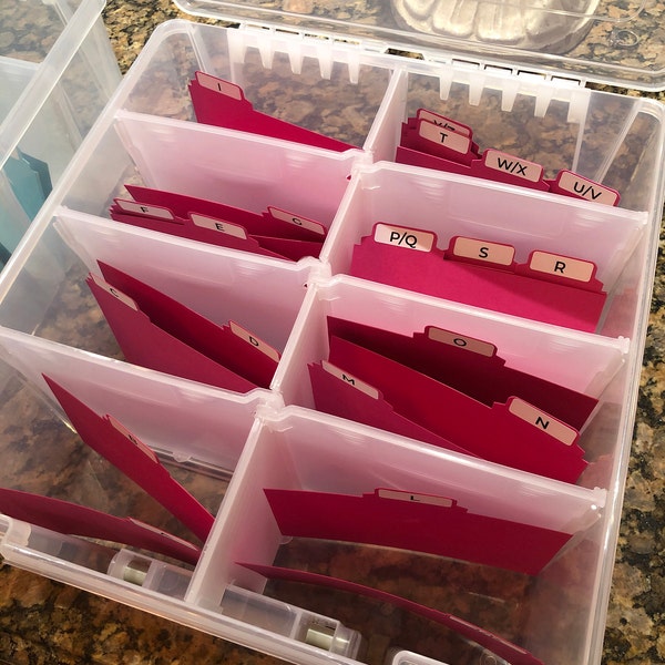 Color Street Labels for Tab Dividers, Divider Organization Labels - Etsy