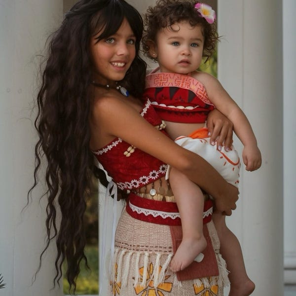 4pc Moana Made to Order Cosplay Costume - Etsy