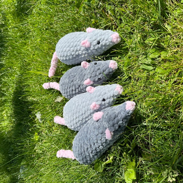 No Sew Rat Crochet Pattern PDF Instructions ONLY Make Your Own Crochet ...