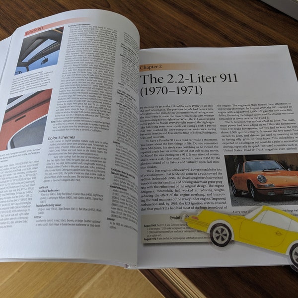 Porsche Bookmark - Car Bookmark, Cute Bookmark, Kids Bookmark, Hand ...