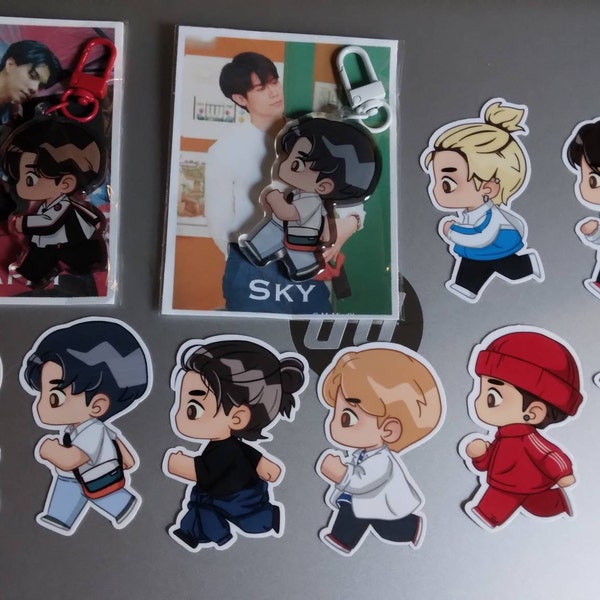 Stray Kids maniac Running Chibi Stickers - Etsy