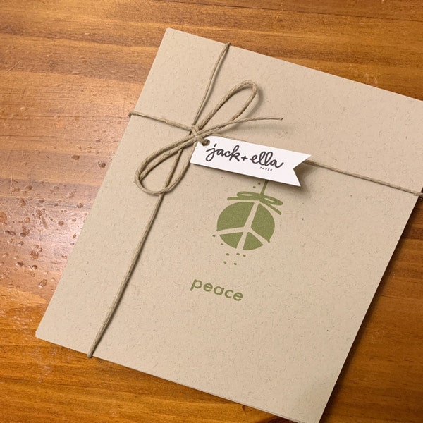 Sweet Peace Holiday Postcards - Set of 50 - Etsy