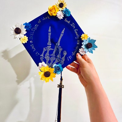 Add a Bow to Your Graduation Cap Topper - Etsy