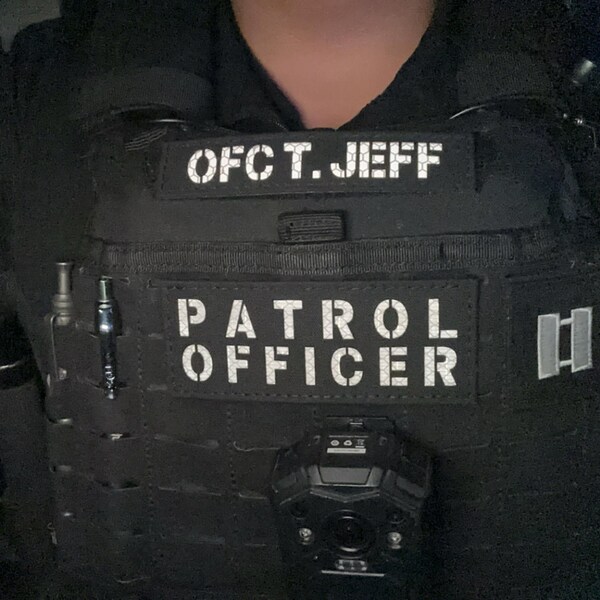 5x1in Custom Callsign Patch IR Patch Infrared Reflective Patches ...