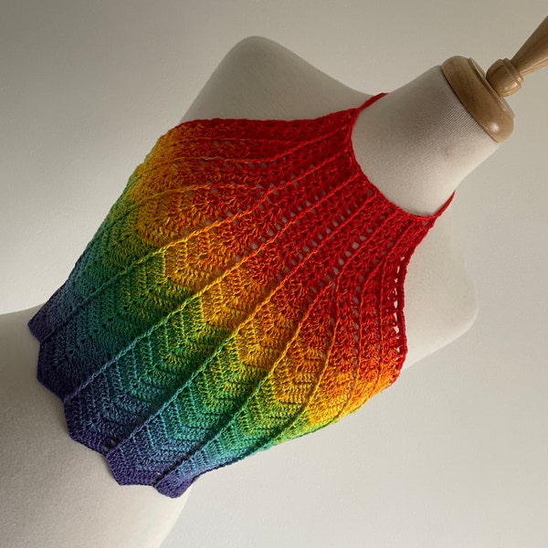 Crochet Tops Pattern, Clam Top, Summer Crochet Top, Boho Crochet Top ...