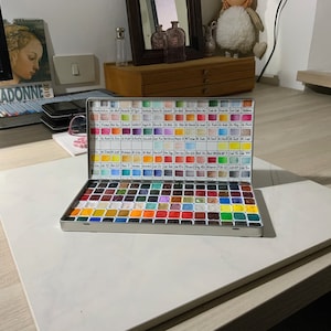 Japanese Artist Grade Watercolor Paint Set Beginner - Etsy