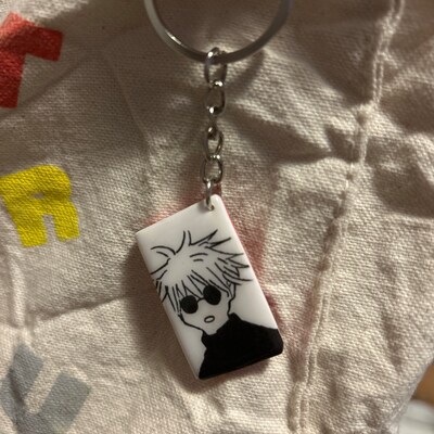 Gojo Satoru & Geto Suguru Keychain JJK Inspired Jewelry Polymer Clay ...