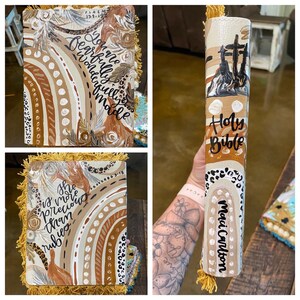 The Jeanette Bible Hand Painted Customizable Custom ESV - Etsy