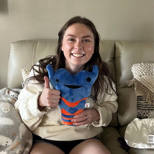 Colon Plushie You Move Me I Heart Guts | Organ Stuffed Toy Pillow ...