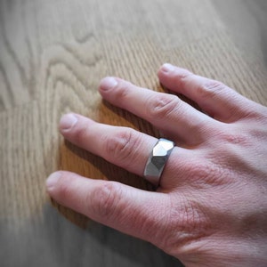 Walnut and Canadian Maple Ring Wedding Ring Red and Green Ring Wood ...