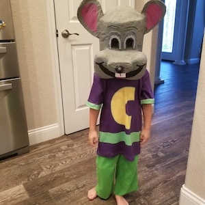 Cosplay Chuck E Cheese Style Children's Shirt Birthday Shirt/ Halloween ...