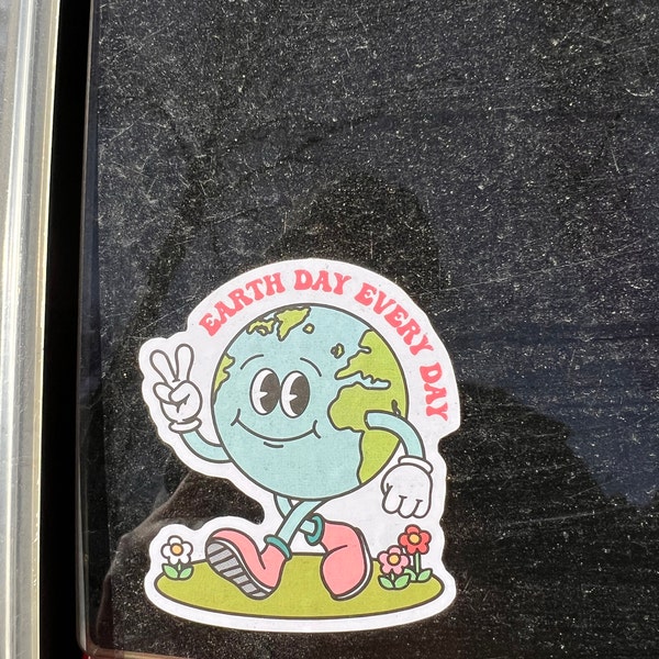 Melting Smiley Face Sticker, Cute Stickers, Drippy Yellow Happy Face ...