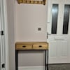 Slim Console Table With Drawers - Radiator Shelf Depth 20cm - Modern ...