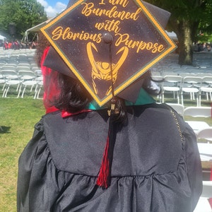 Personalized Film Student Graduation Cap Topper, Funny Grad Cap Topper ...