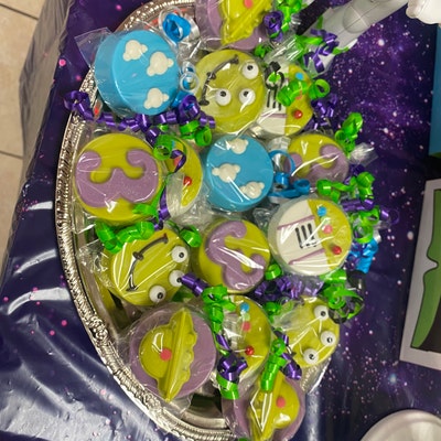 Two Infinity and Beyond toy Story Package Chocolate Lollipops, Oreos ...
