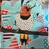 Walking Bear Fpppaper Piecing Quilt Block Pattern - Etsy Canada