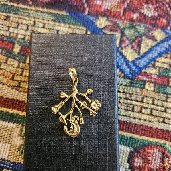 Italian Cimaruta Vermiel Double-sided -18K Gold Over Sterling Silver - Etsy