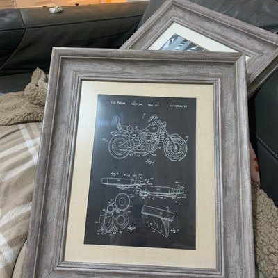Set of 3 Motorcycle Prints Motorbike Poster Art Motorbike - Etsy