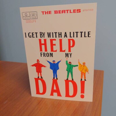 The Beatles Help Album Art Print Retro Beatles Poster 1960s Music ...