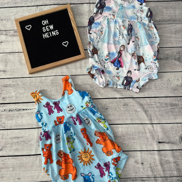 Sinclair Romper PDF Sewing Pattern, Including Sizes 12 Months - 14 ...