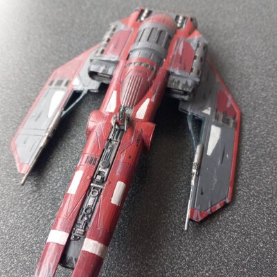 Buck Rogers Fighting 69th Belly Bomber Sled With Gunport and Bombs 7x 5 ...