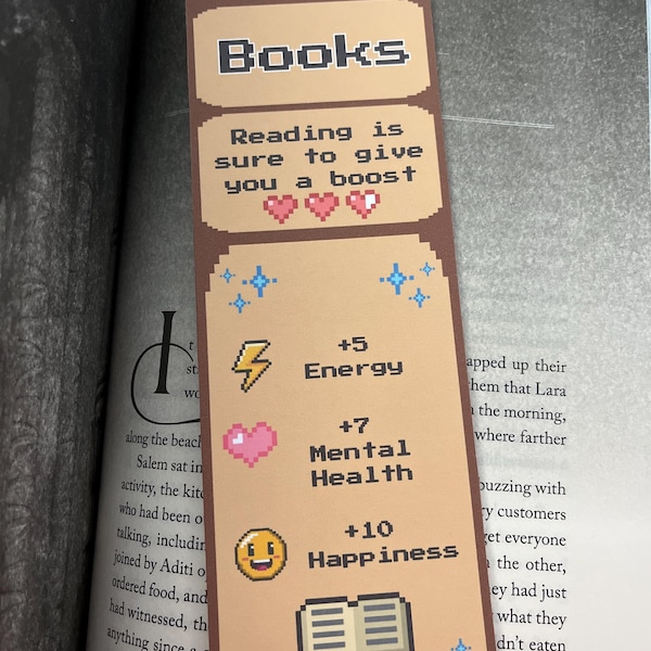 Video Game Bookmarks Set, Valley Lover Gift, Book Lover Gift, Gamer ...