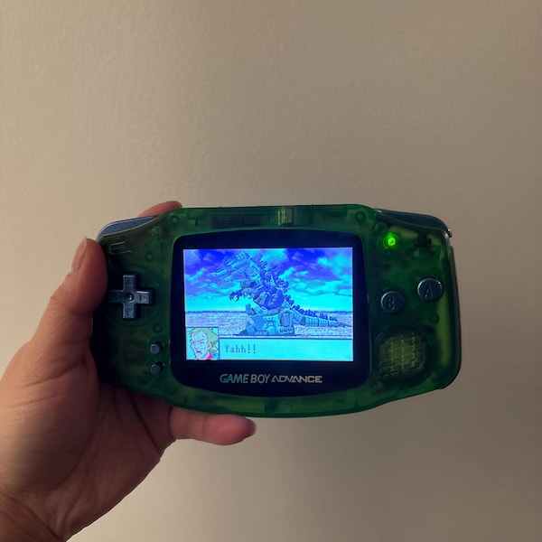 Custom Clear Pink White Game Boy Color IPS 2.45'' – LED Battery Level ...