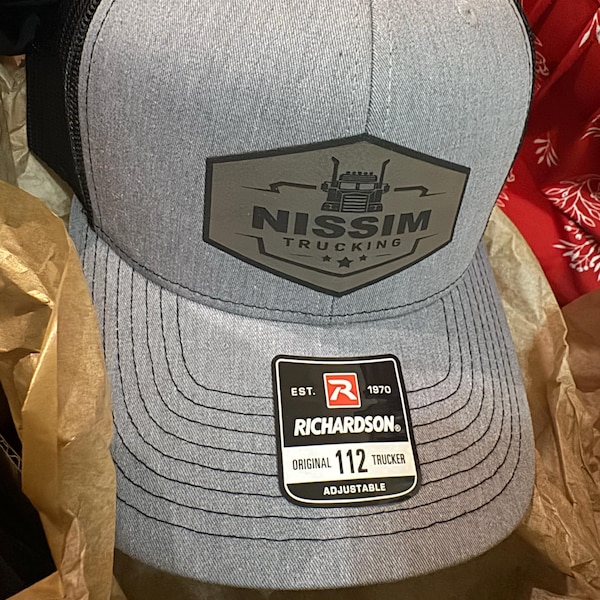 Custom Trucking Company Hats, Personalized Hats, Custom Semi Truck Hat ...