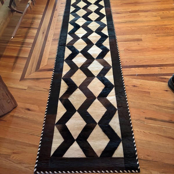 Natural Cowhide Patchwork Rug | Handmade Cowhide Rug| Home Décor Cow ...