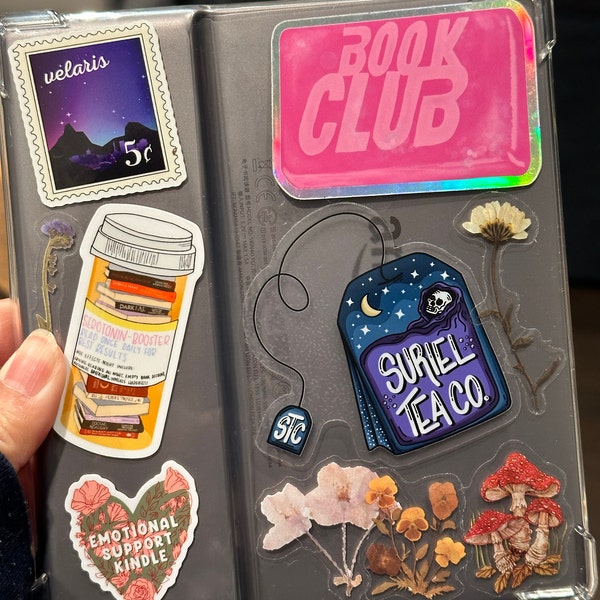 Serotonin Booster Bookish Sticker Bookish Merch Book Lover - Etsy