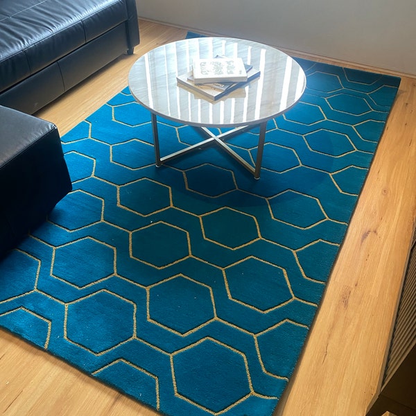 Hand-tufted Wilfred Rug Handmade Carpets for Bedroom Livingroom Modern ...