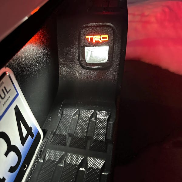 License Plate Light TRD Covers for Toyota Tacoma 3rd Gen (2016-2023 ...