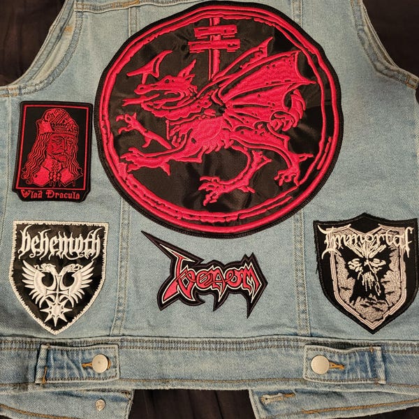 Slayer Band Embroidered Patch, Slayer Iron on Patch, Sew on Patch, Logo ...