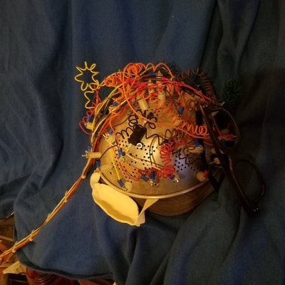 Ghostbusters Keymaster Helmet Egon's Aura Video-analyzer Used on Vinz ...