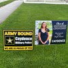 Army Bound Yard Sign Army Gift Army Graduation BCT Army Sign Army Yard ...