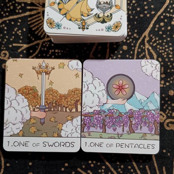 The Sage Rabbit Tarot 78 Cards Unique Asian Art Indie Deck for Beginner ...