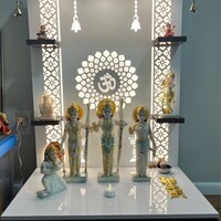 Templehub Customized Frame White LED Light Temple for Home and Office ...