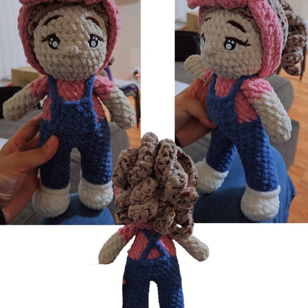 Crochet Ms. Rachel Pattern, Ms. Rachel Doll Pattern, Ms. Rachel Crochet ...