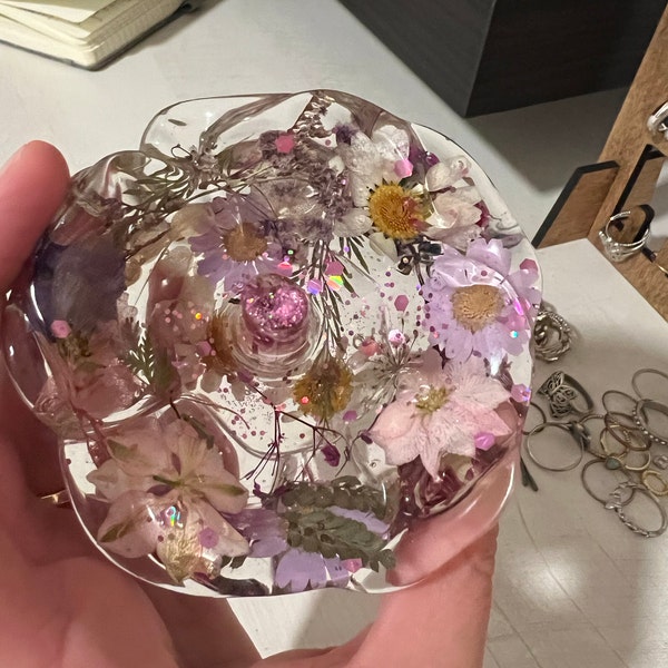 Floral Ring Holder - Flower Organizer - Nature - Handmade Gifts - Gifts ...