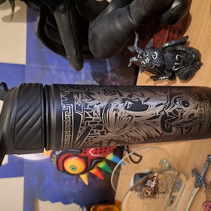 Princess and Hero Laser Engraved Water Bottle - Etsy