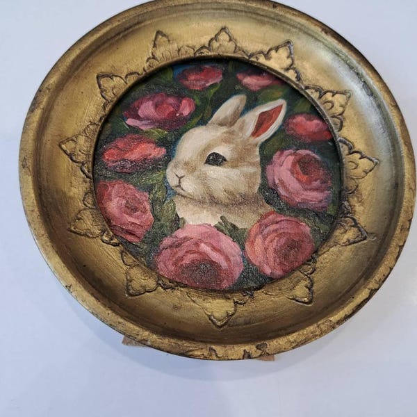 Vintage Framed Seascape Oil Painting | Original Arched Antique Tropical ...