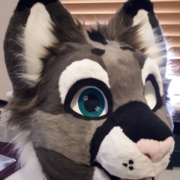 Fursuit Cat Nose Pattern & Tutorial Pickable Plush Feline Snout W ...