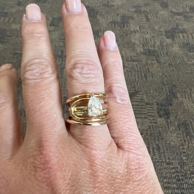 Index Finger Ring for Women/handmade Jewelry/gifts for Her/sterling ...